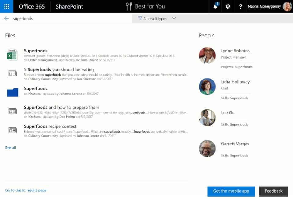 Office 365 Personalized Search - Office Graph - Crow Canyon
