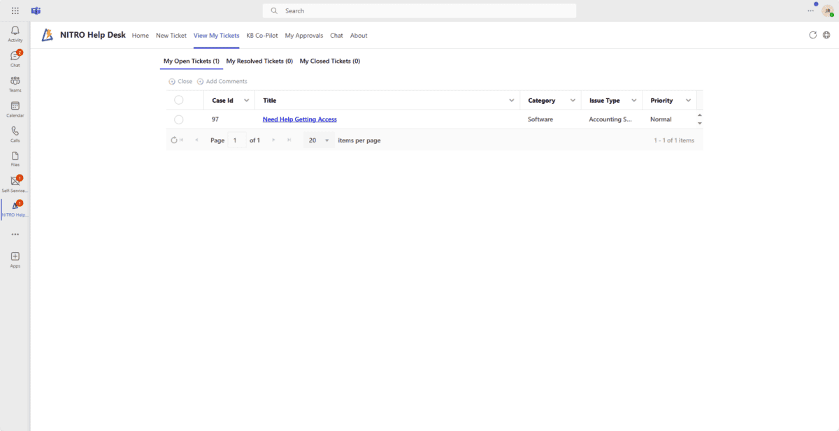 Microsoft Teams Advanced Ticketing System | Crow Canyon